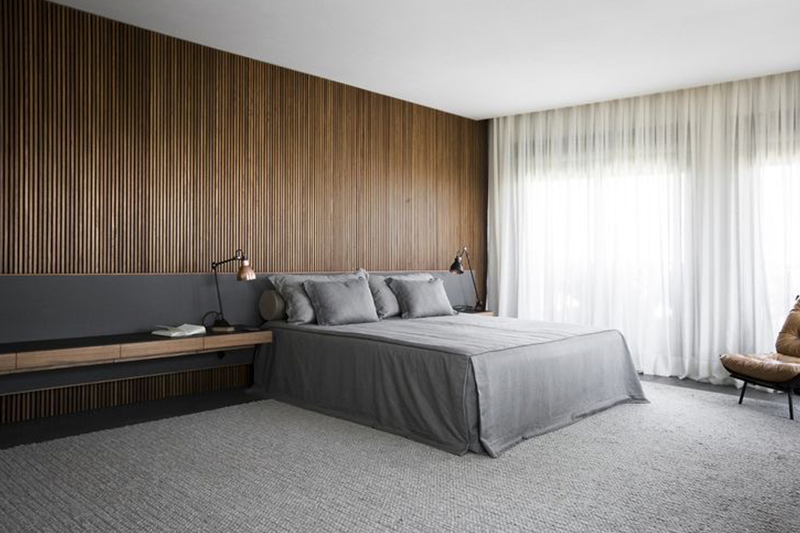 Instalación de los panales tipo madera WPV interior