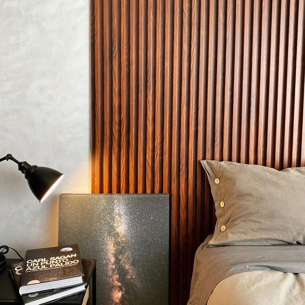 Instalación de los panales tipo madera WPV interior