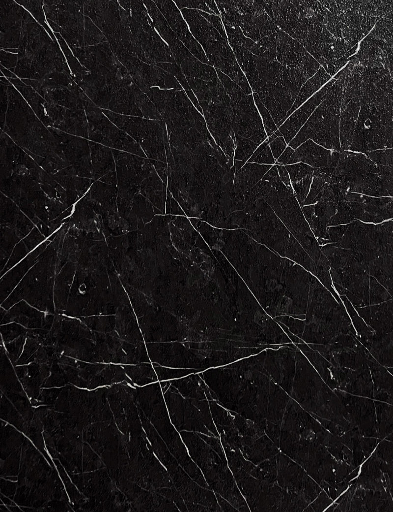 Lámina PVC tipo Mármol Negro Mate Monterrey