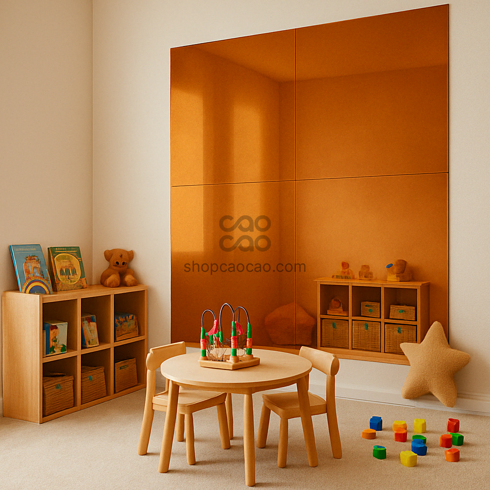 Lámina BCC Color Cobre Espejo (5) 2.4*1.2 m.